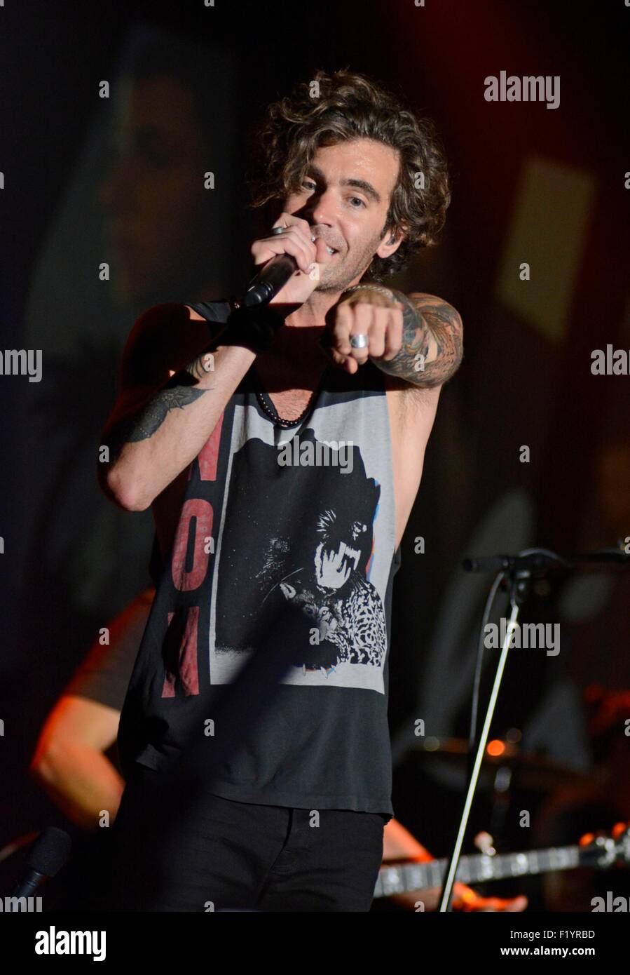 New York, NY, USA. 8th Sep, 2015. American Authors: Zac Barnett in ...