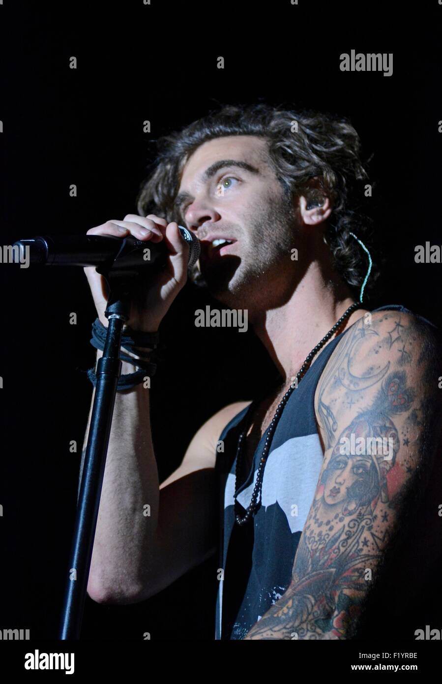 New York, NY, USA. 8th Sep, 2015. American Authors: Zac Barnett in ...