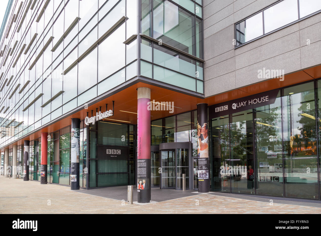 Quay House BBC studios at MediaCityUK at Salford Quays, Manchester, England. UK Stock Photo - Alamy
