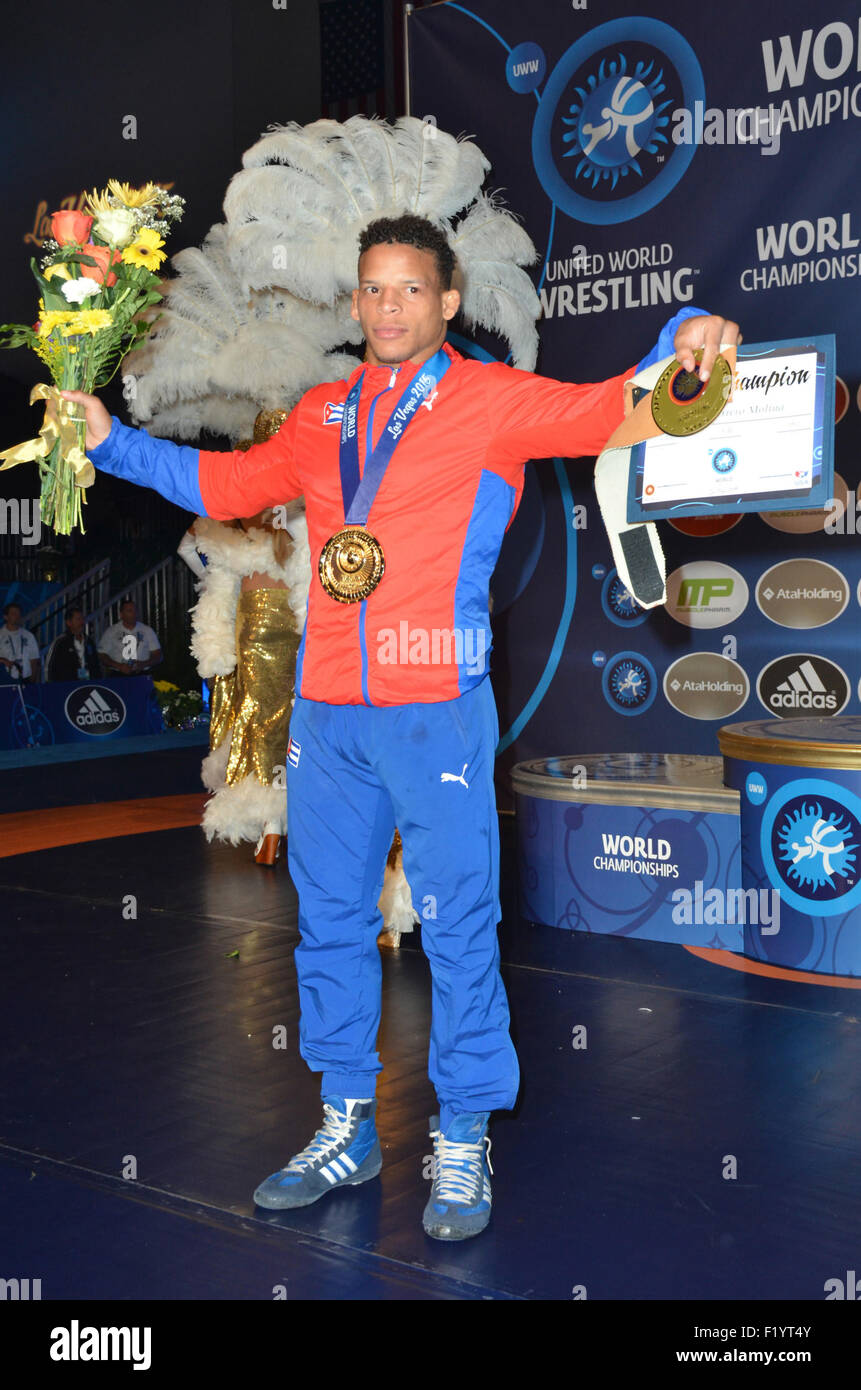 Las Vegas, Nevada, USA. 8th Sep, 2015. Cuban Ismael Borrero Molina ...