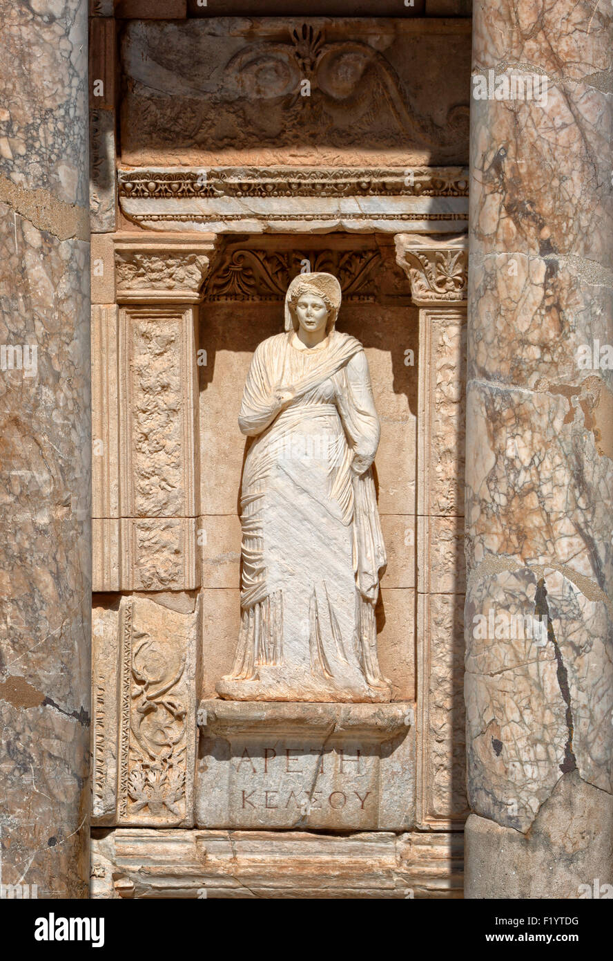 Ephesus: Library of Celsus Stock Photo - Alamy