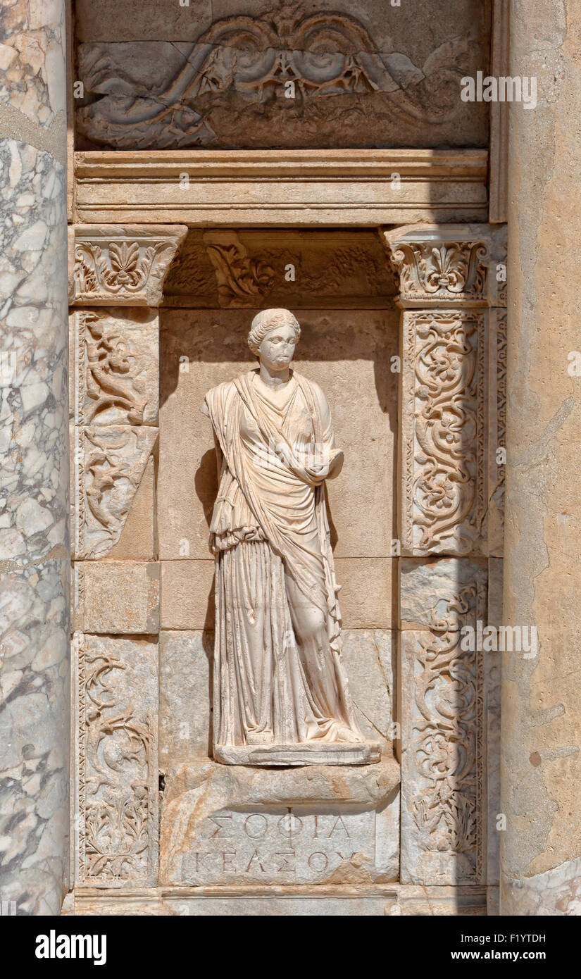 Ephesus: Library of Celsus Stock Photo - Alamy