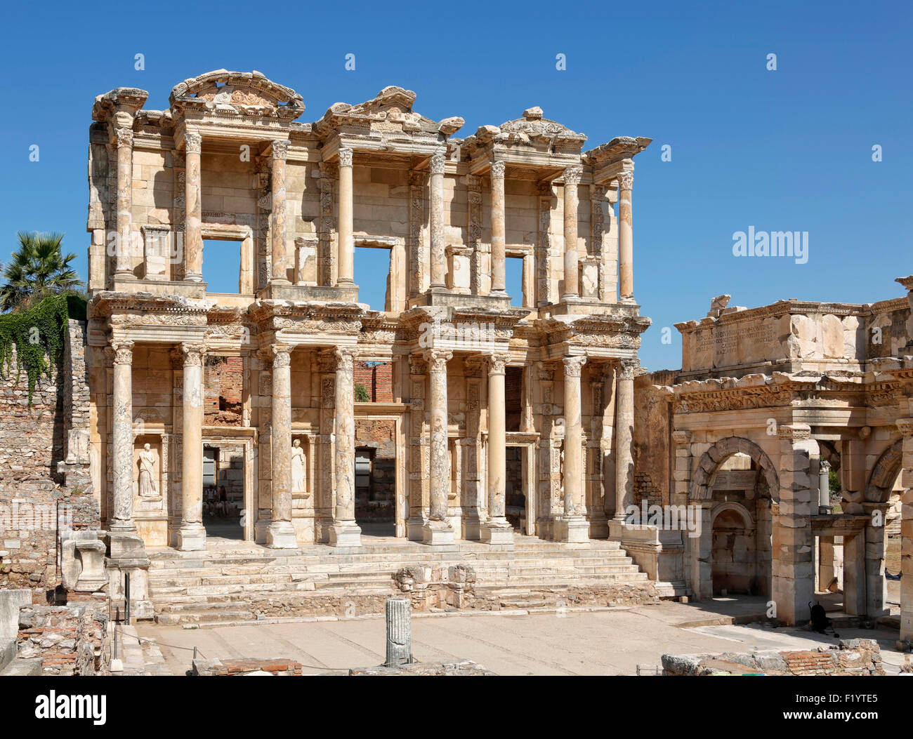 Ephesus: Library of Celsus Stock Photo - Alamy