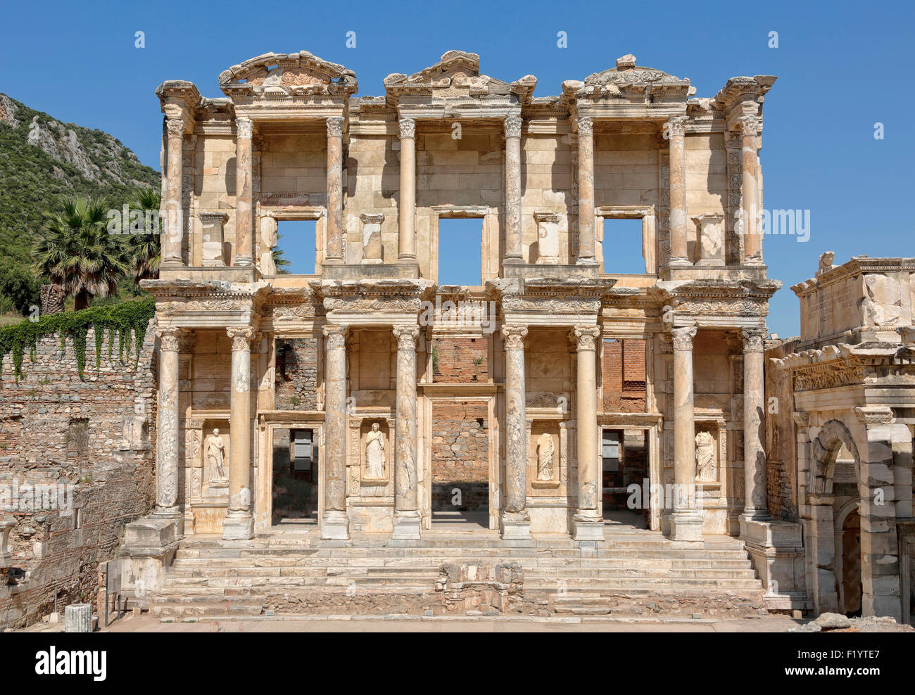 Ephesus: Library of Celsus Stock Photo - Alamy