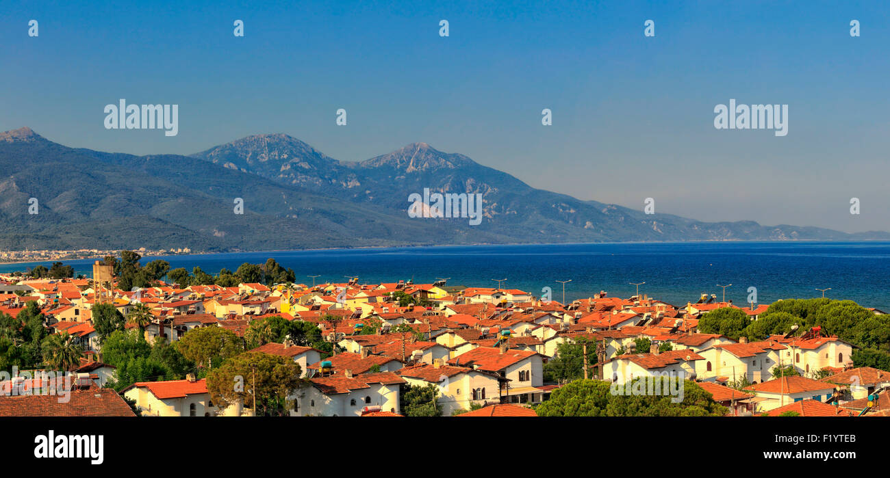 Guzelcamli and the Dilek Peninsula at the Aegean Sea in Turkey Stock ...