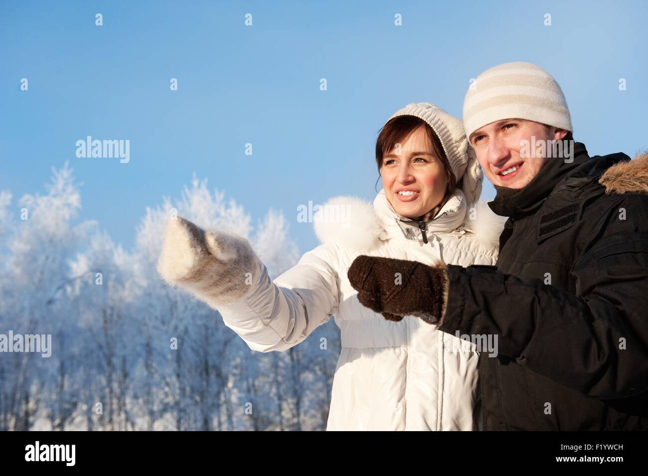 Young happy smiling couple in love Stock Photo - Alamy