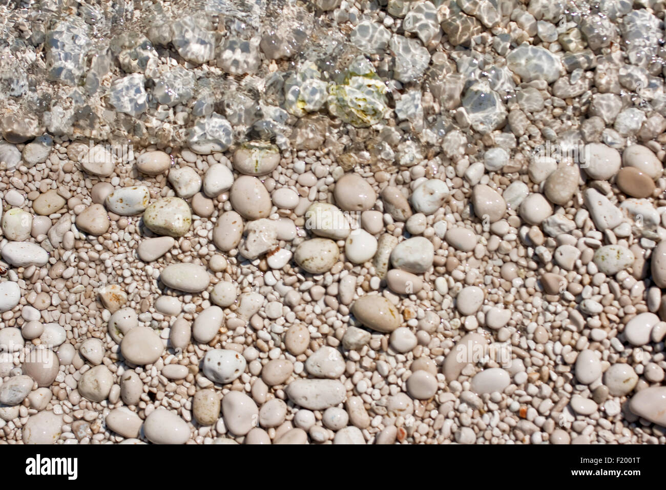 Gravel under water in the sea Stock Photo - Alamy