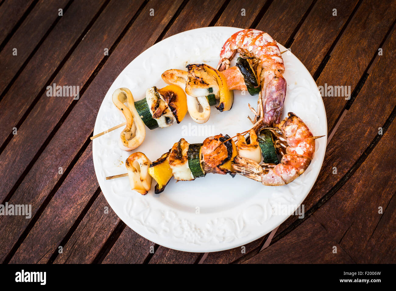 Skewers fish hi-res stock photography and images - Alamy