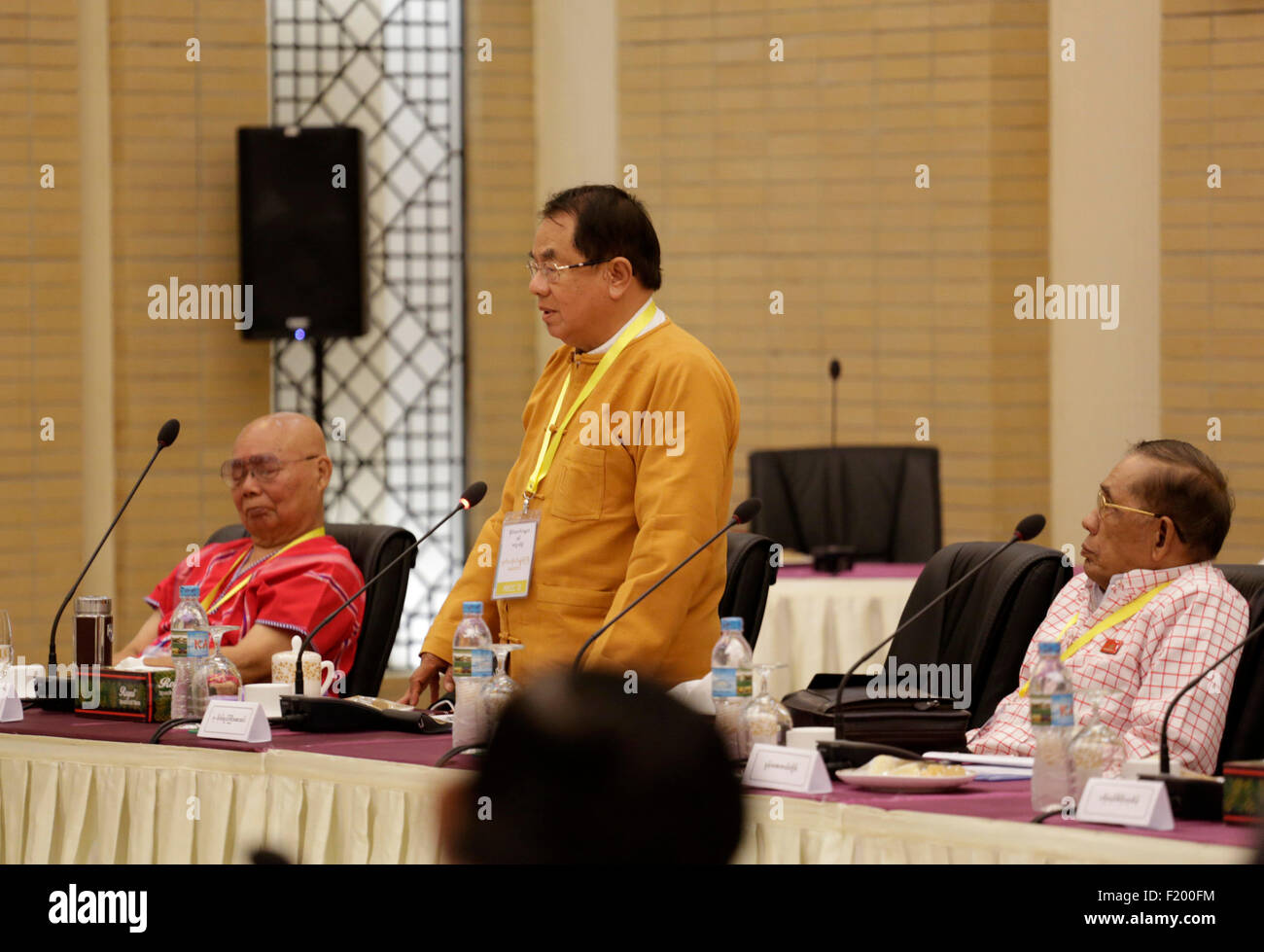 Nay Pyi Taw, Myanmar. 9th Sep, 2015. Shan State Progress Party (SSPP)'s ...
