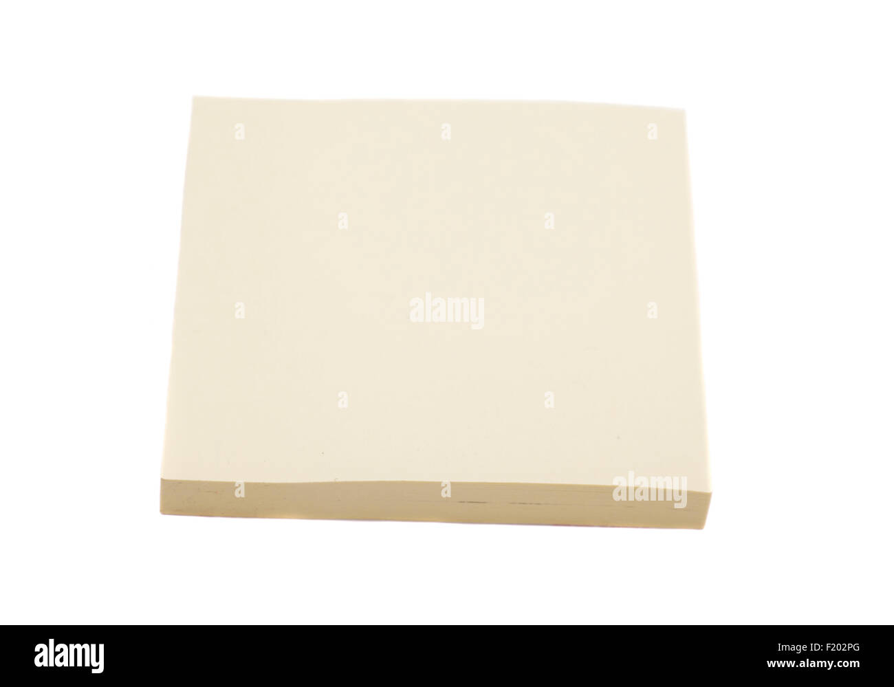 block of post-it notes isolated Stock Photo - Alamy