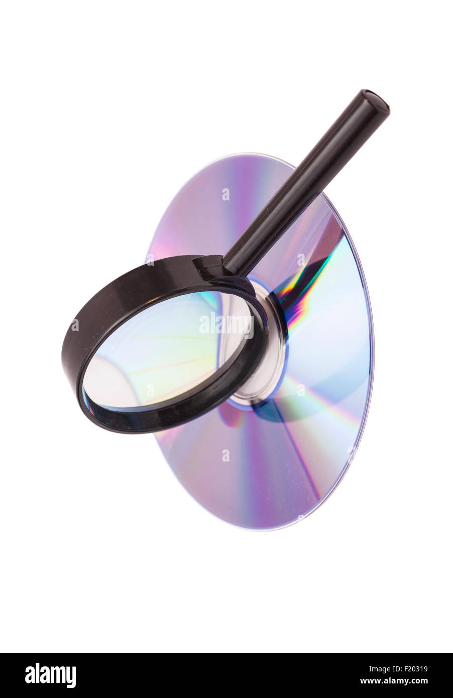 Magnifying glass dvd hi-res stock photography and images - Alamy