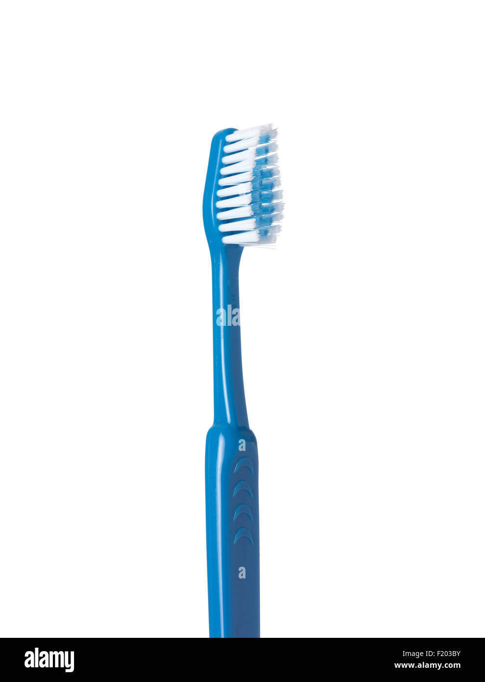 Single toothbrush on a white background Stock Photo - Alamy