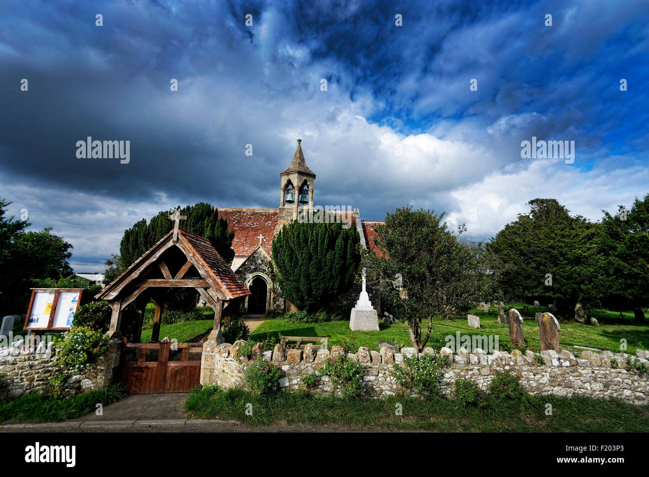 Thorley isle wight site church hi-res stock photography and images - Alamy