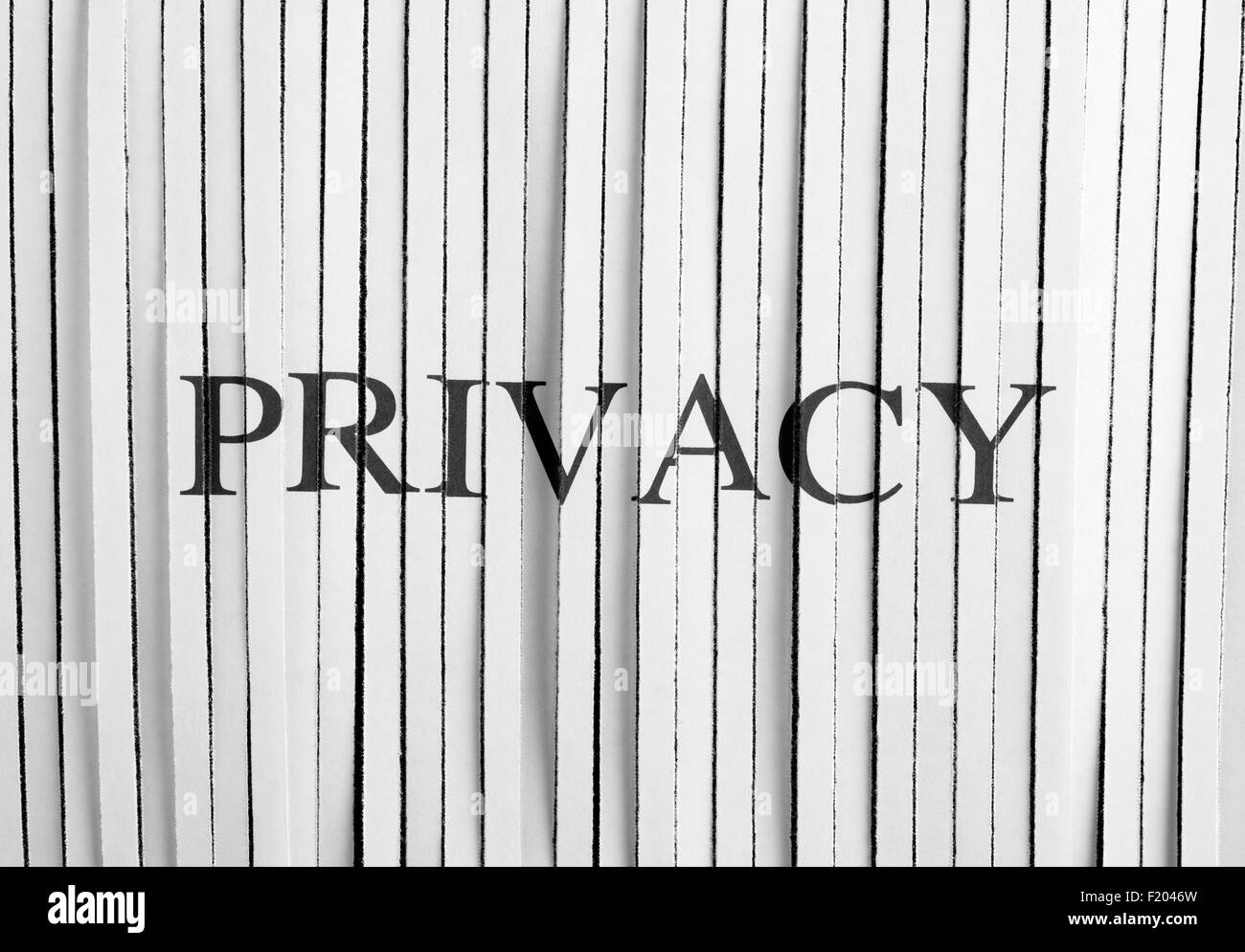 Shredded Paper with privacy Stock Photo - Alamy