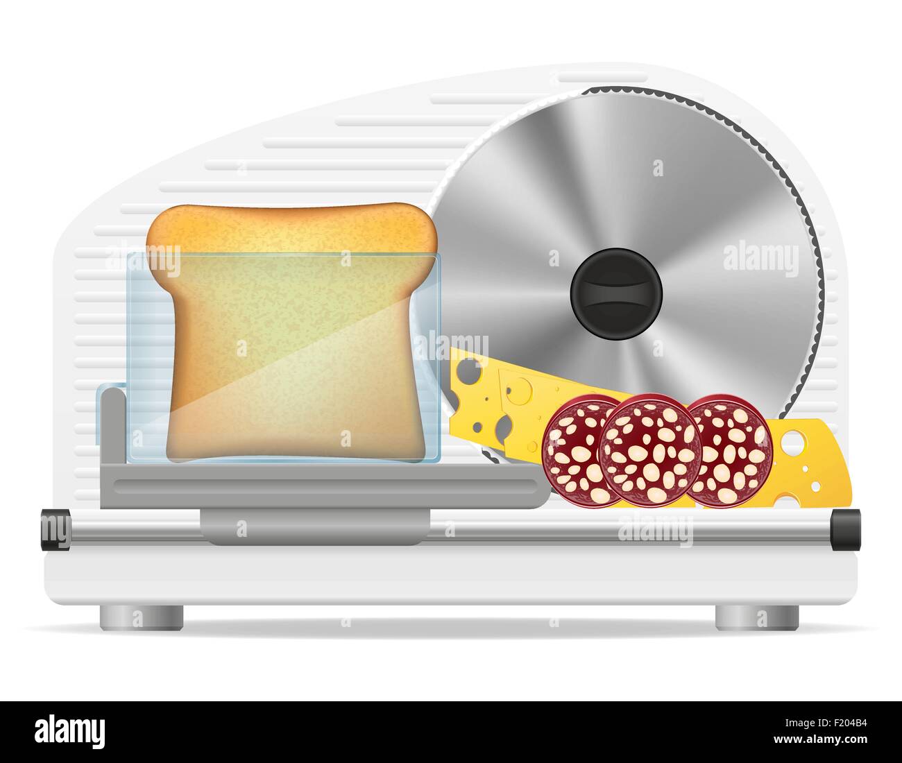 electric kitchen slicer vector illustration isolated on white ...