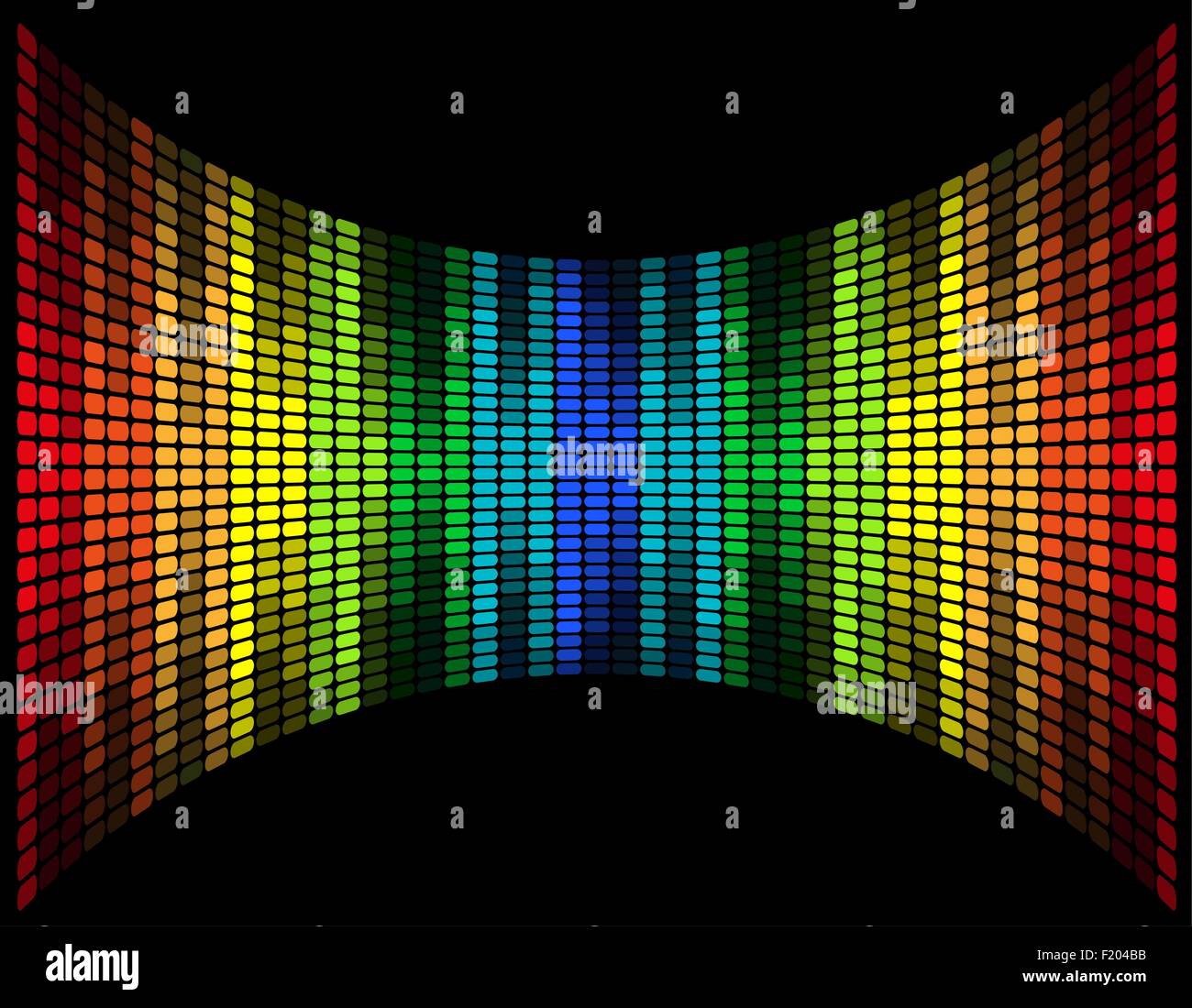 abstract multicolored graphic equalizer vector illustration isolated on ...