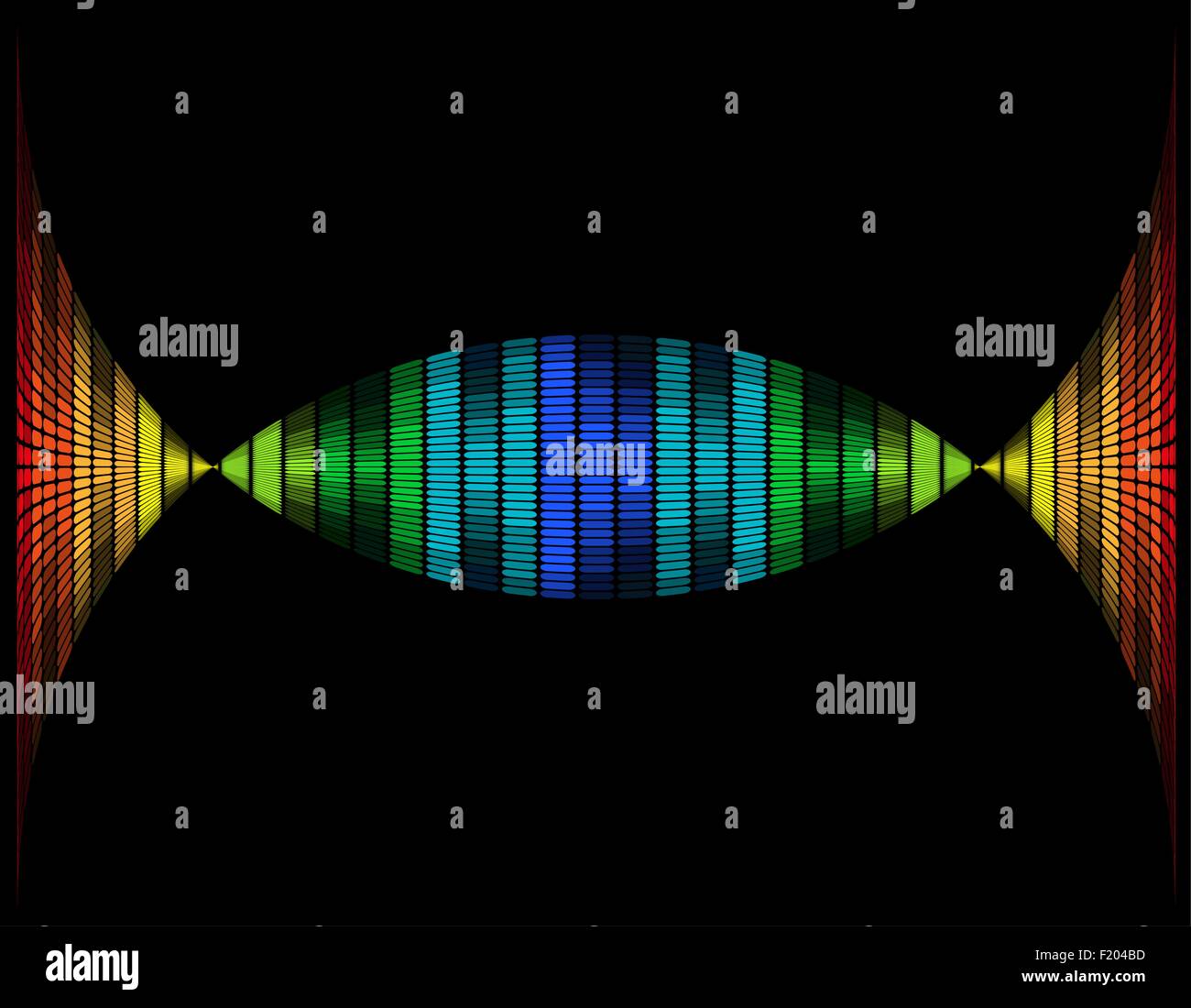 abstract multicolored graphic equalizer vector illustration isolated on ...