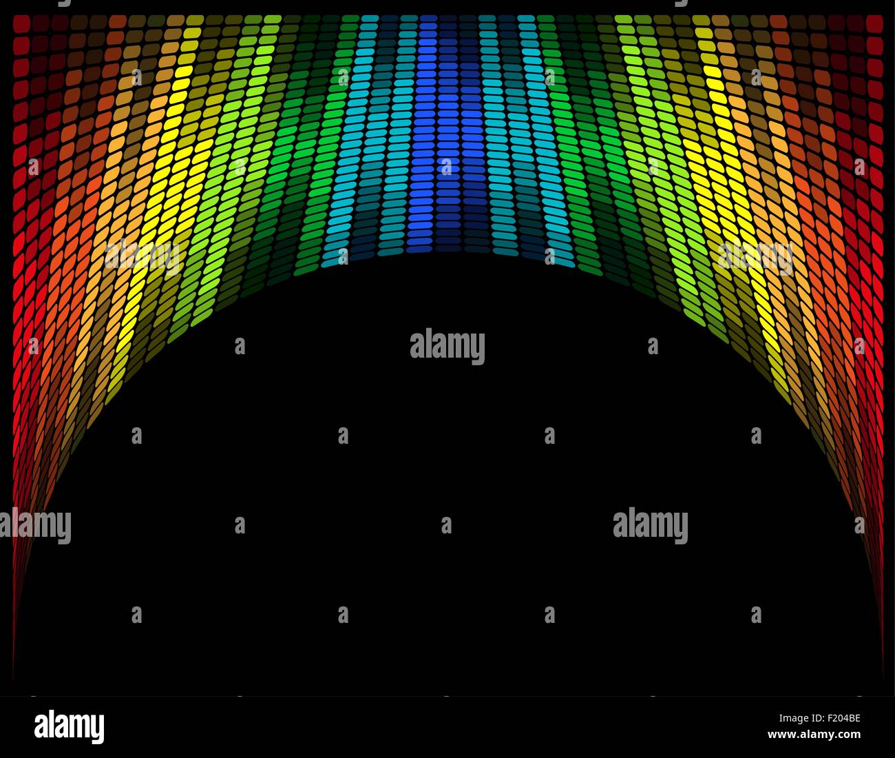abstract multicolored graphic equalizer vector illustration isolated on ...
