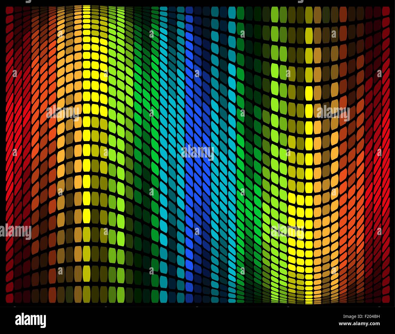 abstract multicolored graphic equalizer vector illustration isolated on ...