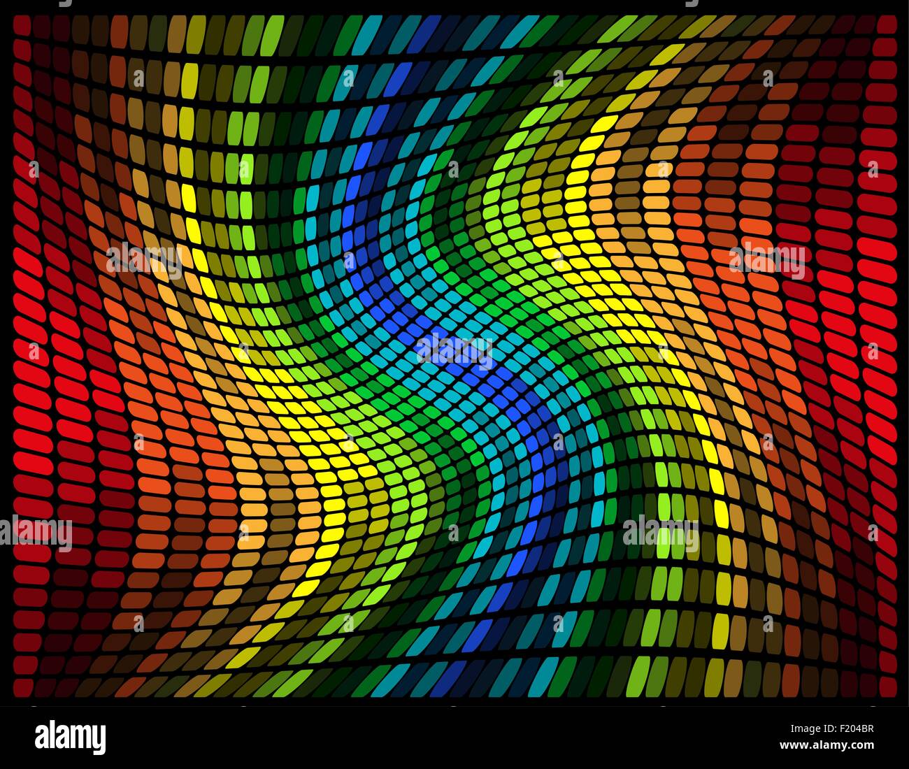 abstract multicolored graphic equalizer vector illustration isolated on ...