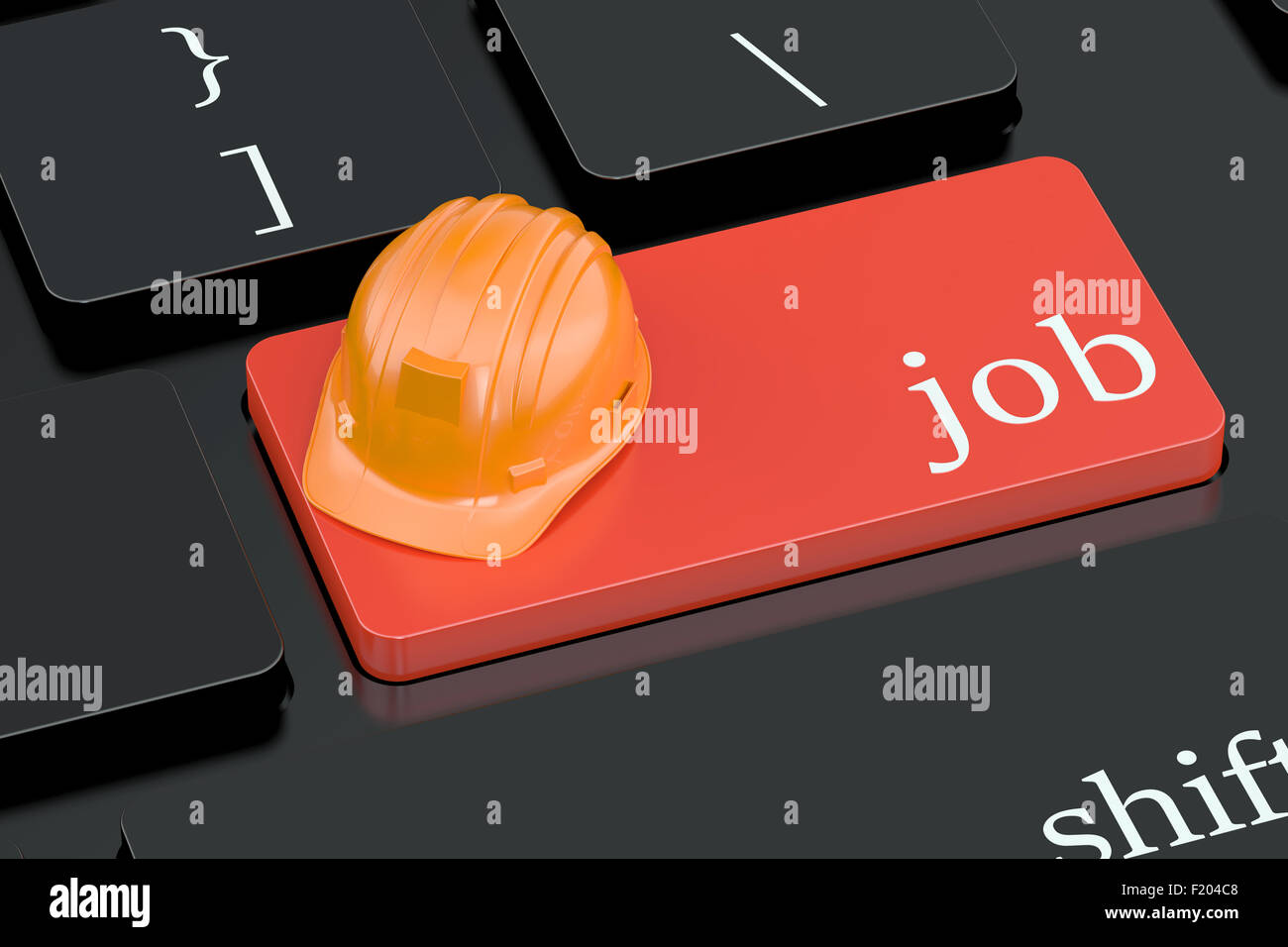 Job concept on red keyboard button Stock Photo - Alamy