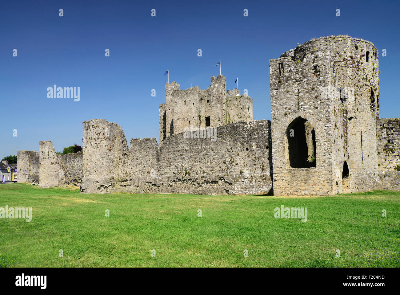 Ireland, County Meath, Trim Castle Stock Photo - Alamy