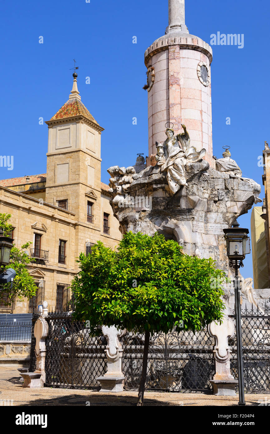 Triumph of Saint Rafael (Triunfo de San Rafael) in Cordoba, Andalusia ...
