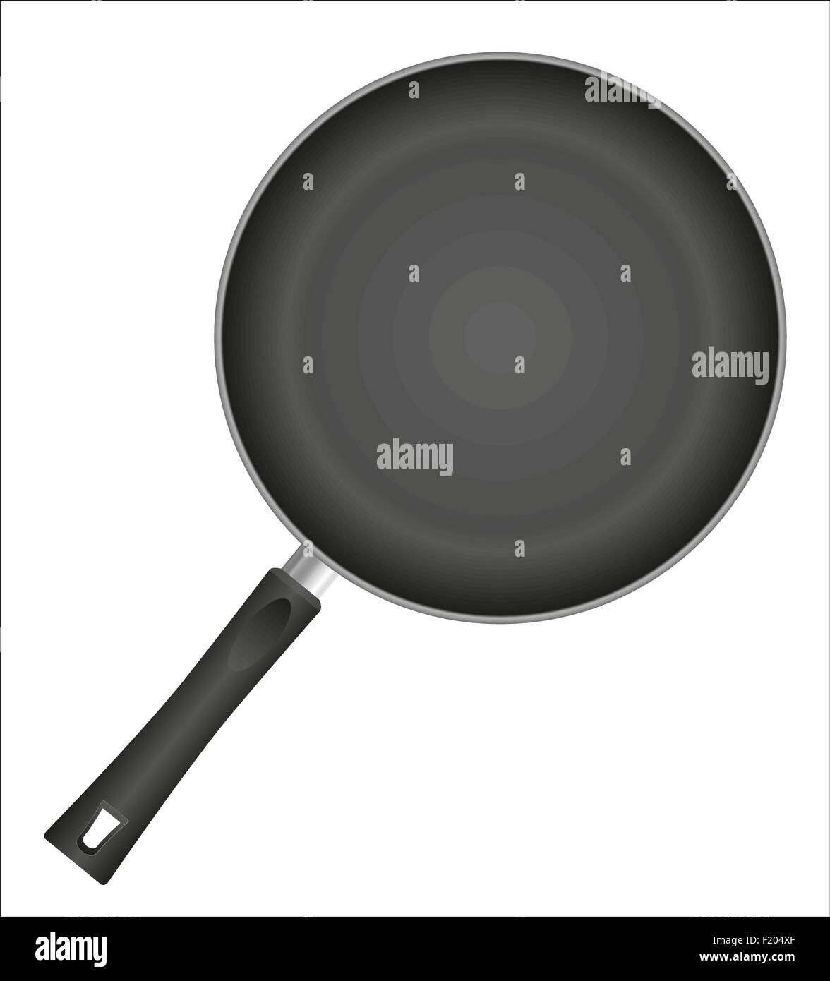 frying pan vector illustration isolated on white background Stock ...