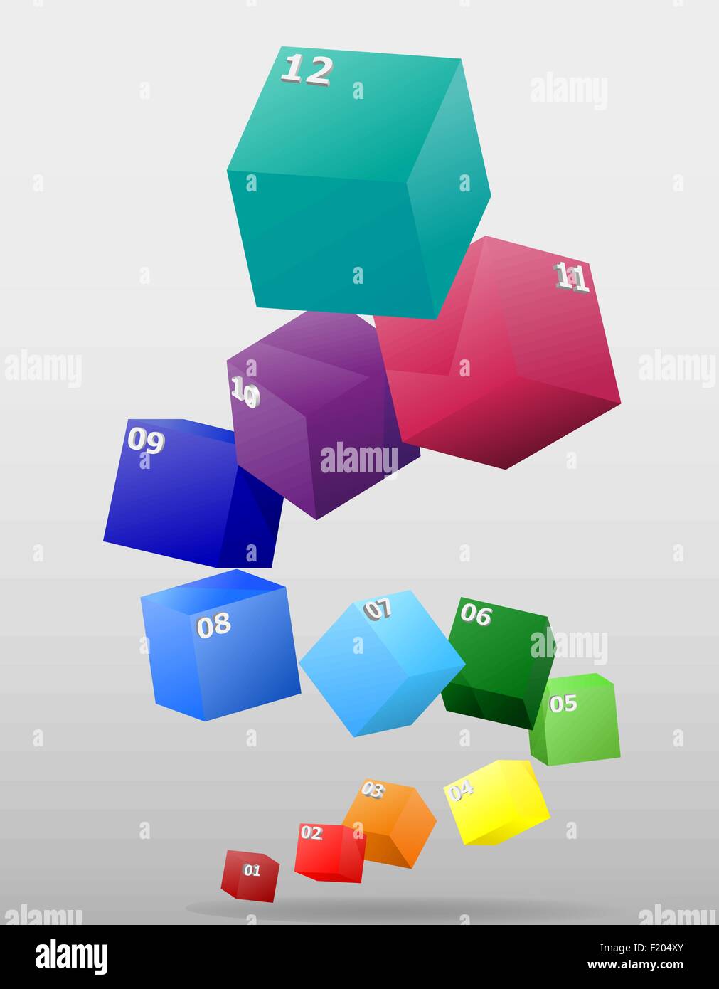 Cuboid vector vectors Stock Vector Images - Alamy