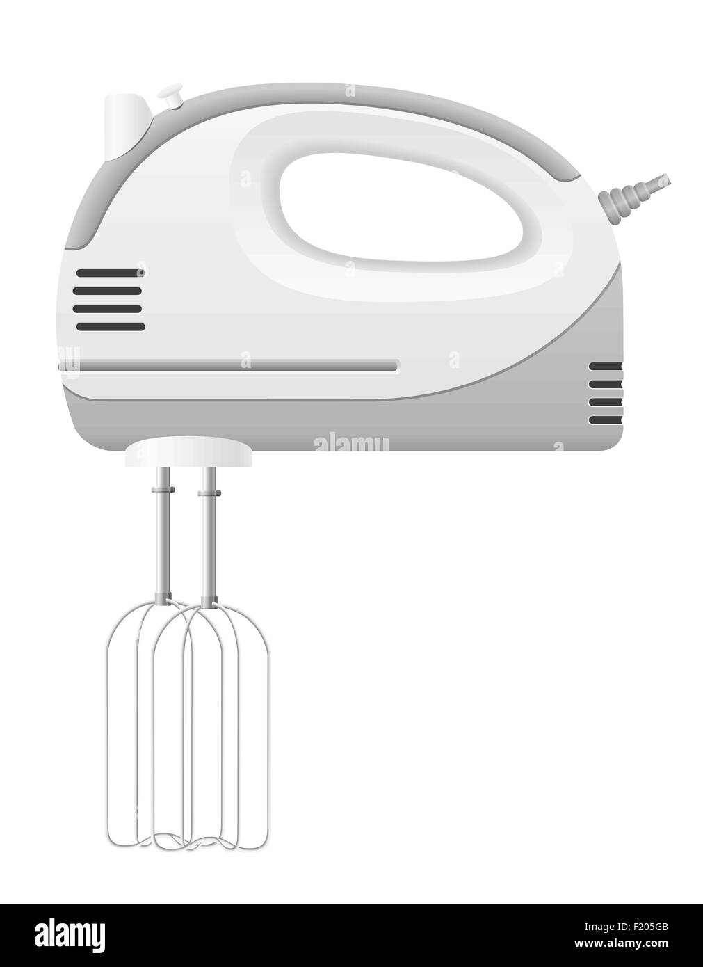 kitchen mixer vector illustration isolated on white background Stock ...