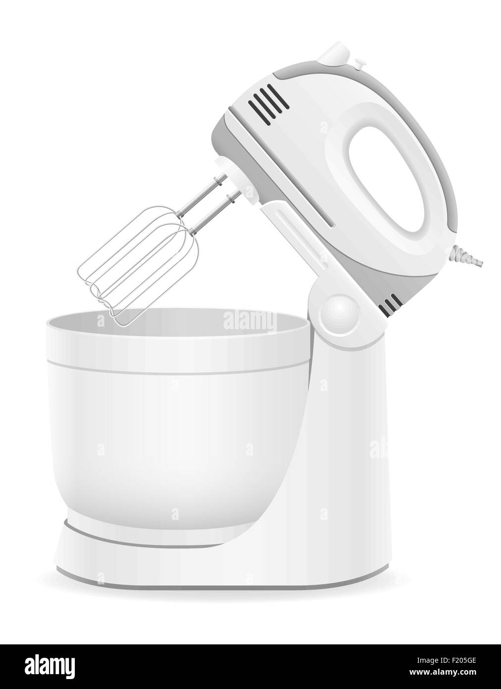 kitchen mixer vector illustration isolated on white background Stock ...