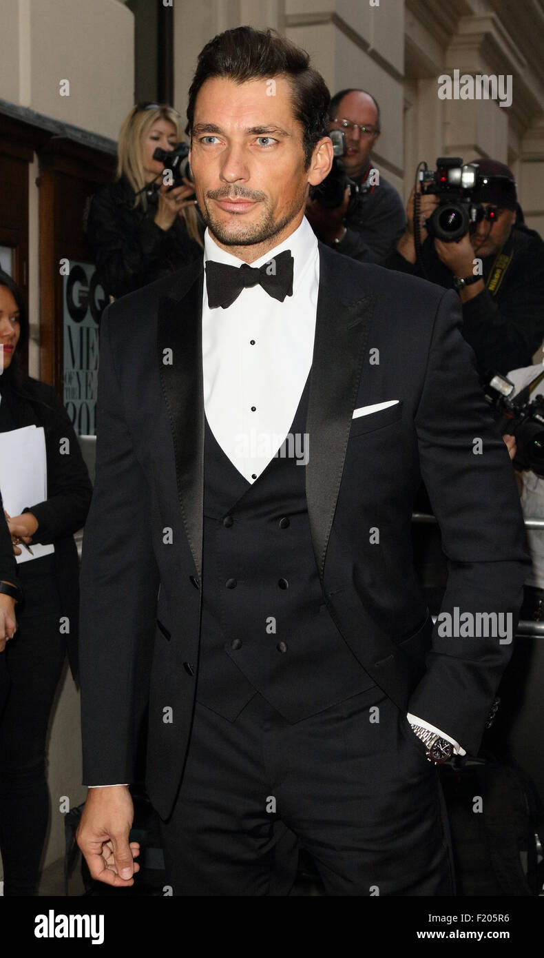 London, UK. 8th September, 2015. David Gandy at the GQ Men of the Year ...