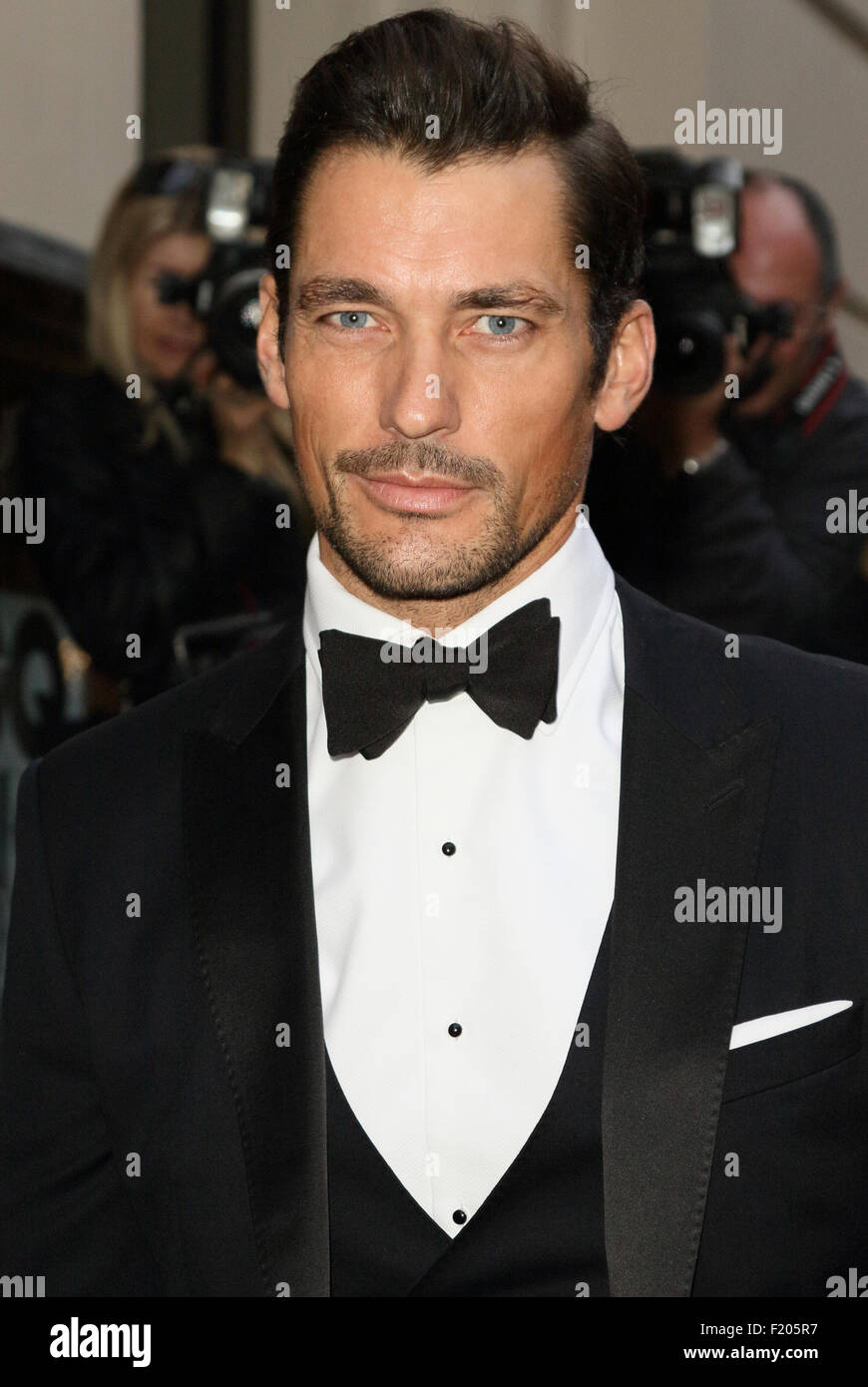 London, UK. 8th September, 2015. David Gandy at the GQ Men of the Year ...