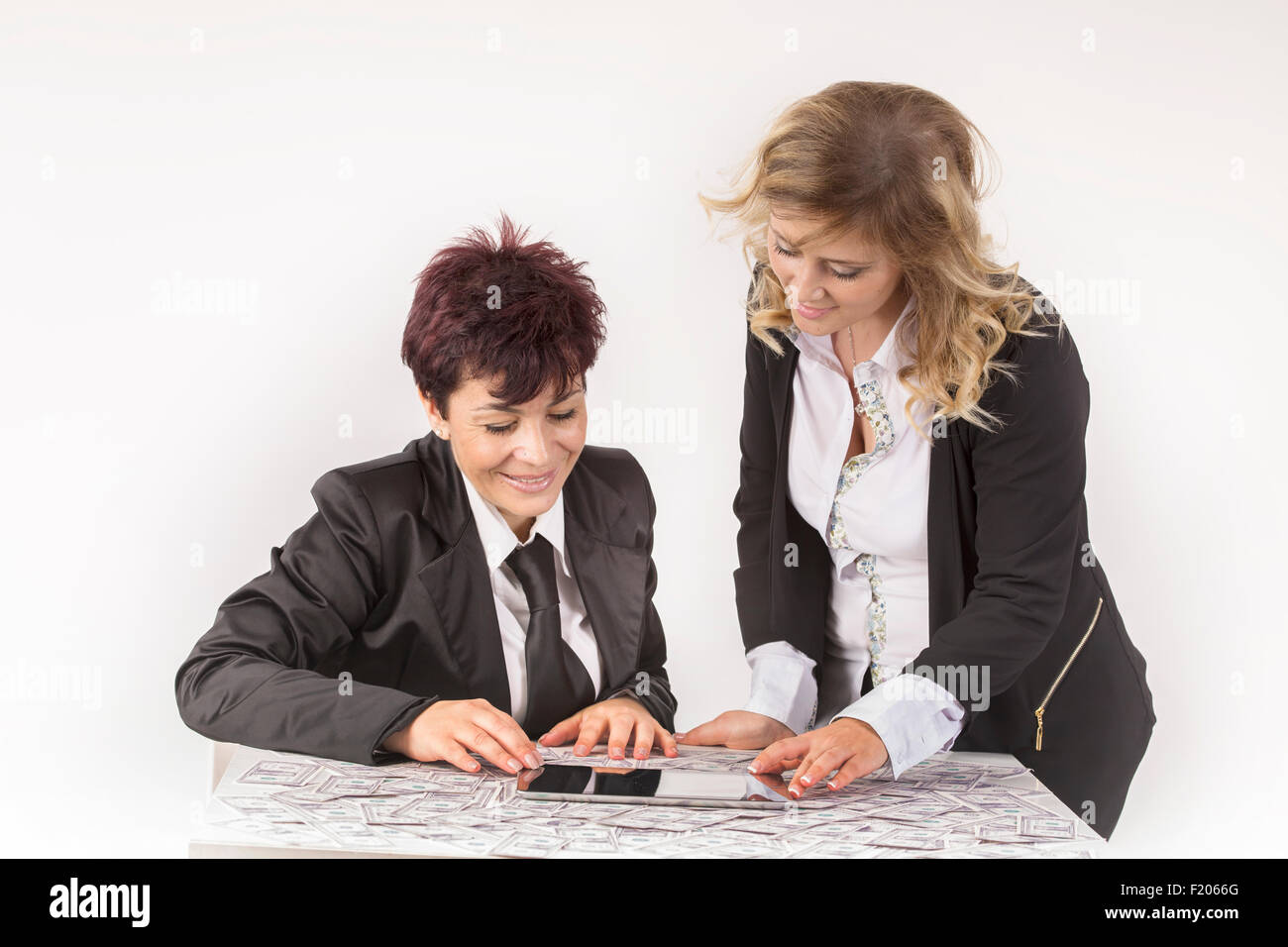 partners at work Stock Photo - Alamy