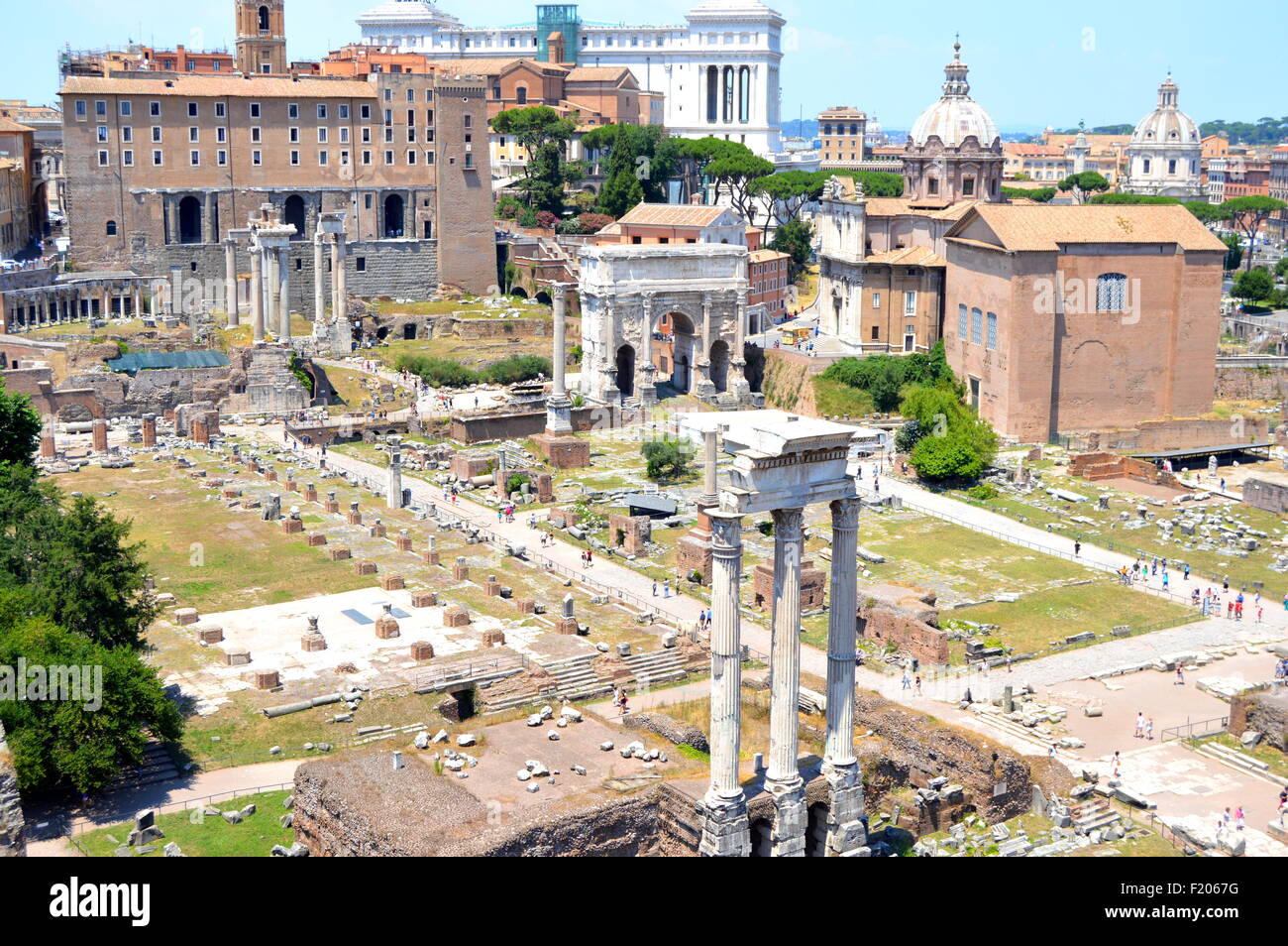The Forum of Rome Stock Photo - Alamy
