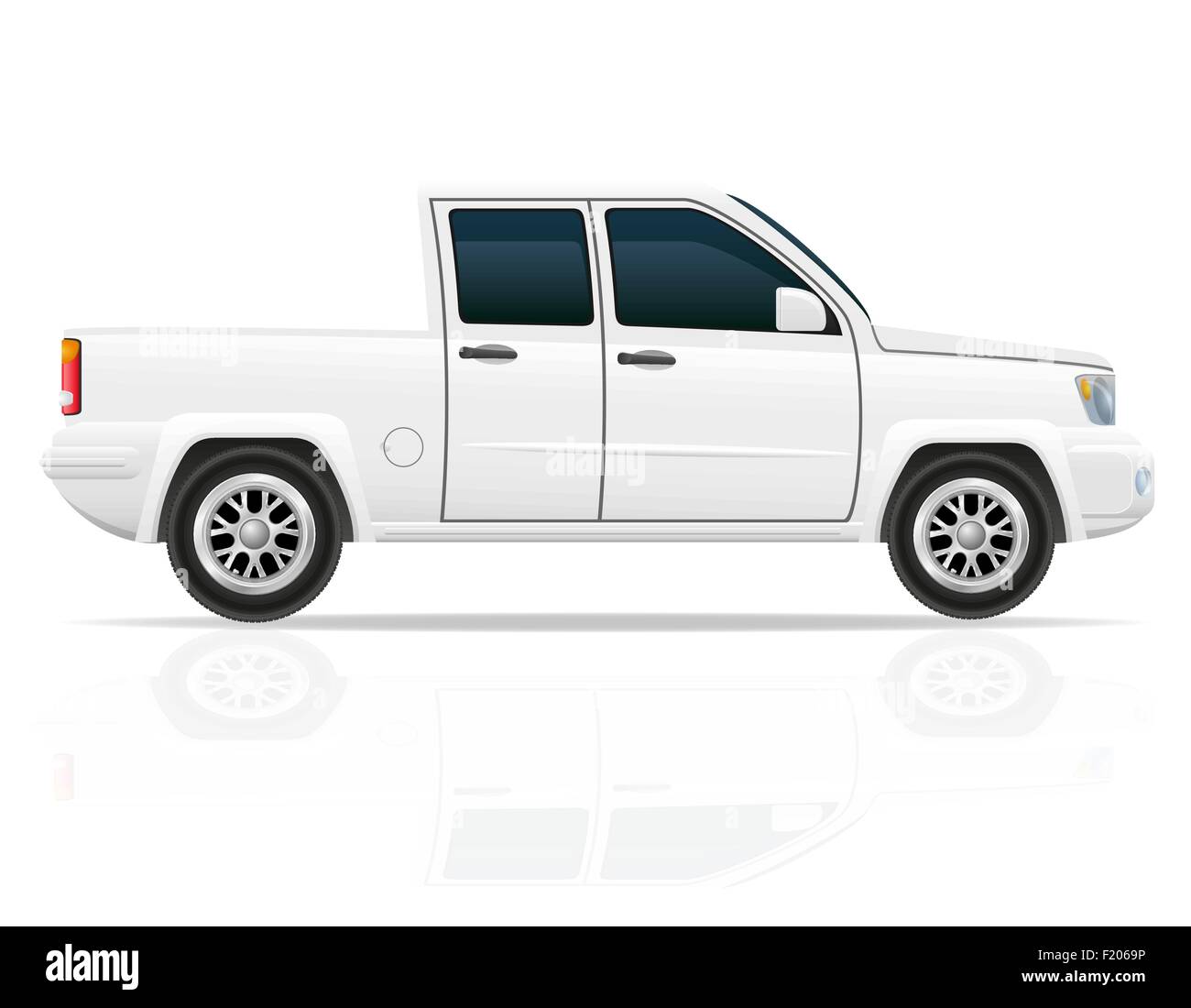 car pick-up vector illustration isolated on white background Stock ...
