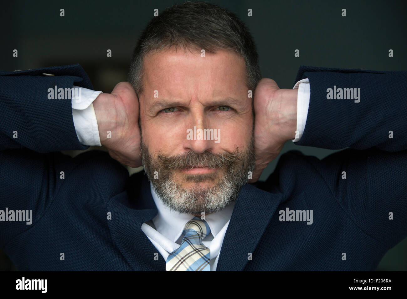 Portrait handsome businessman beard hi-res stock photography and images ...
