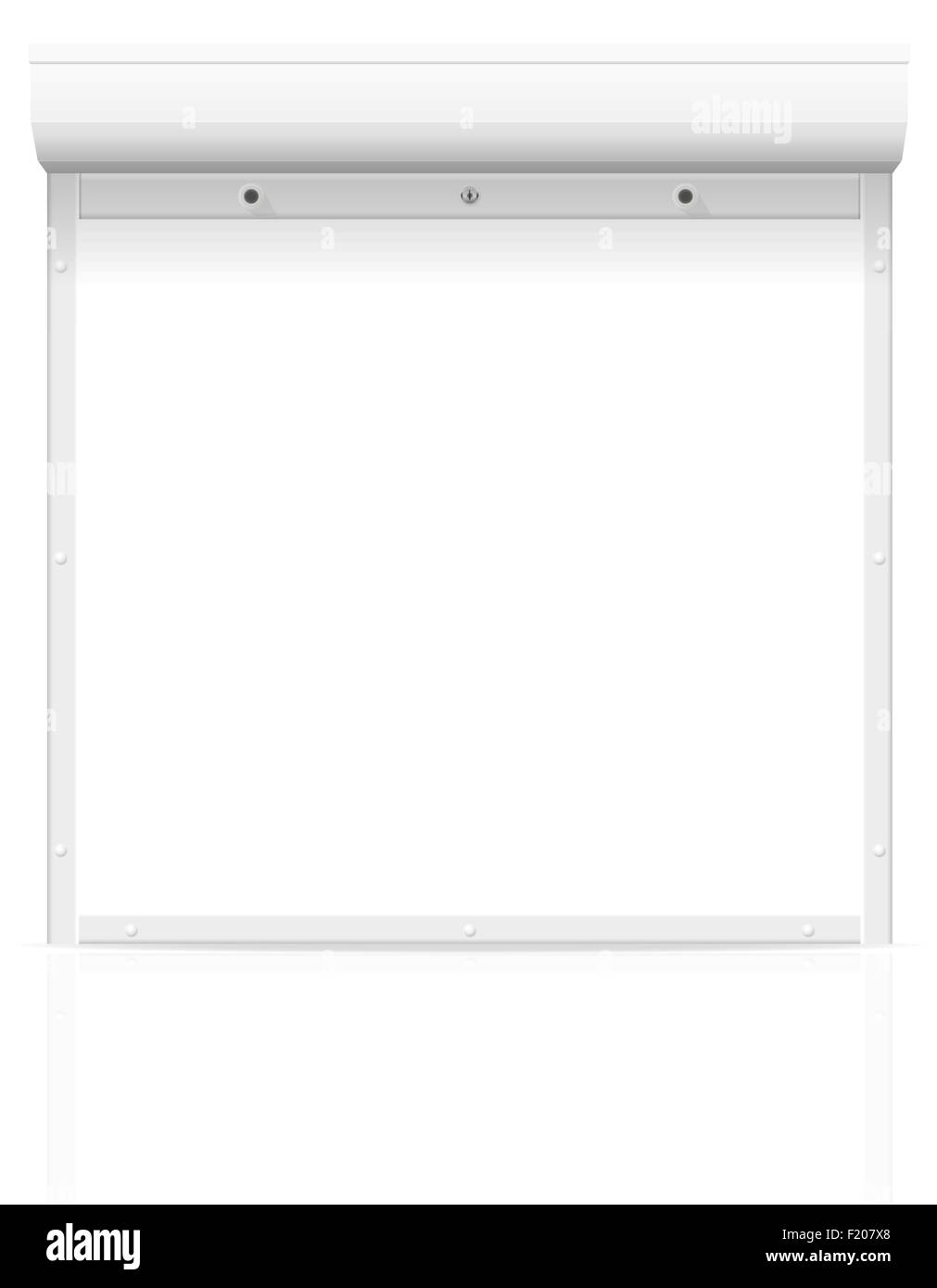 rolling shutters vector illustration isolated on white background Stock ...