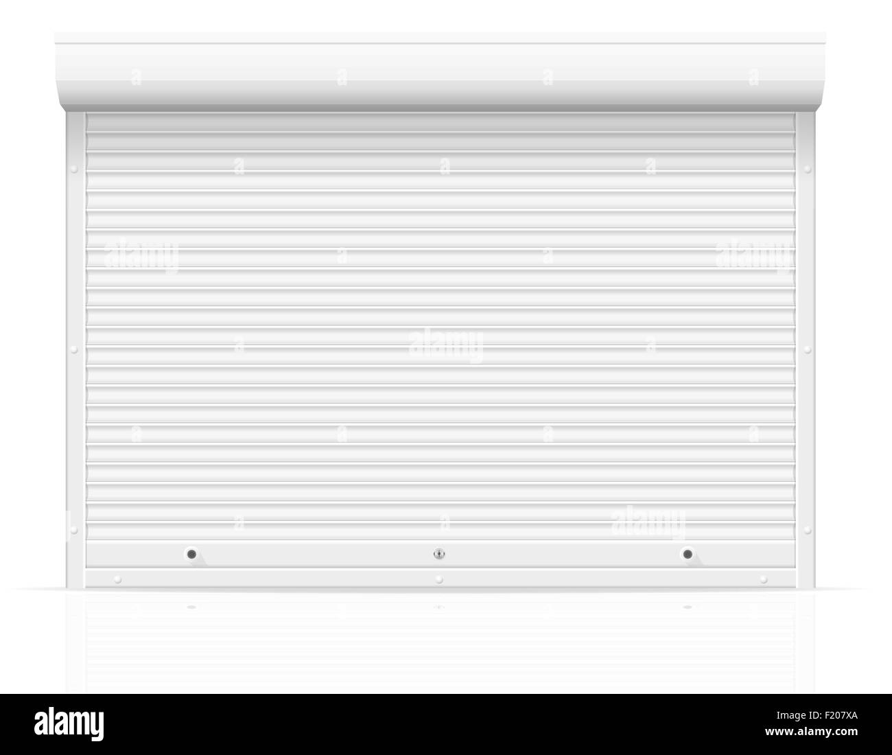 rolling shutters vector illustration isolated on white background Stock ...