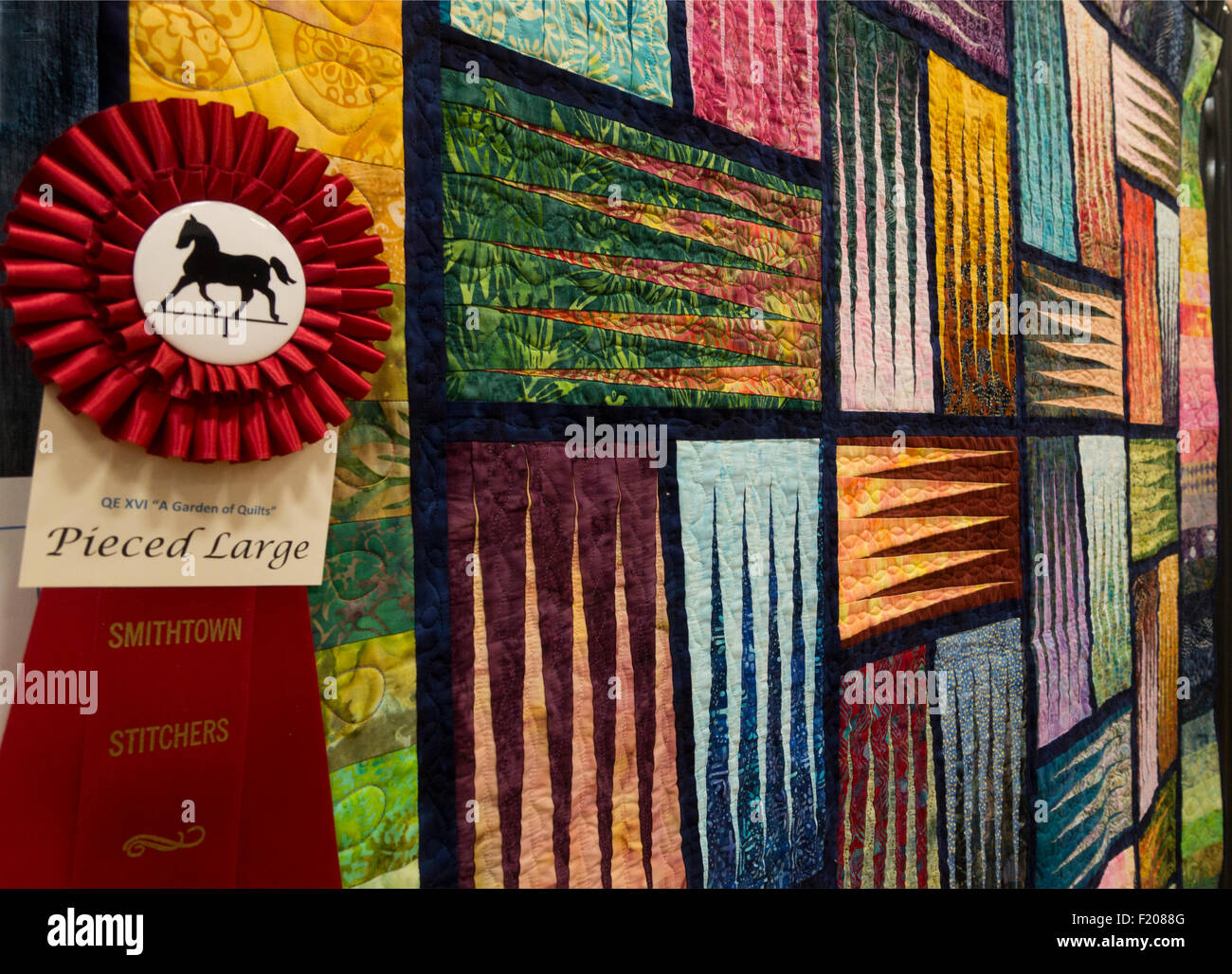 quilt show quilts Stock Photo - Alamy