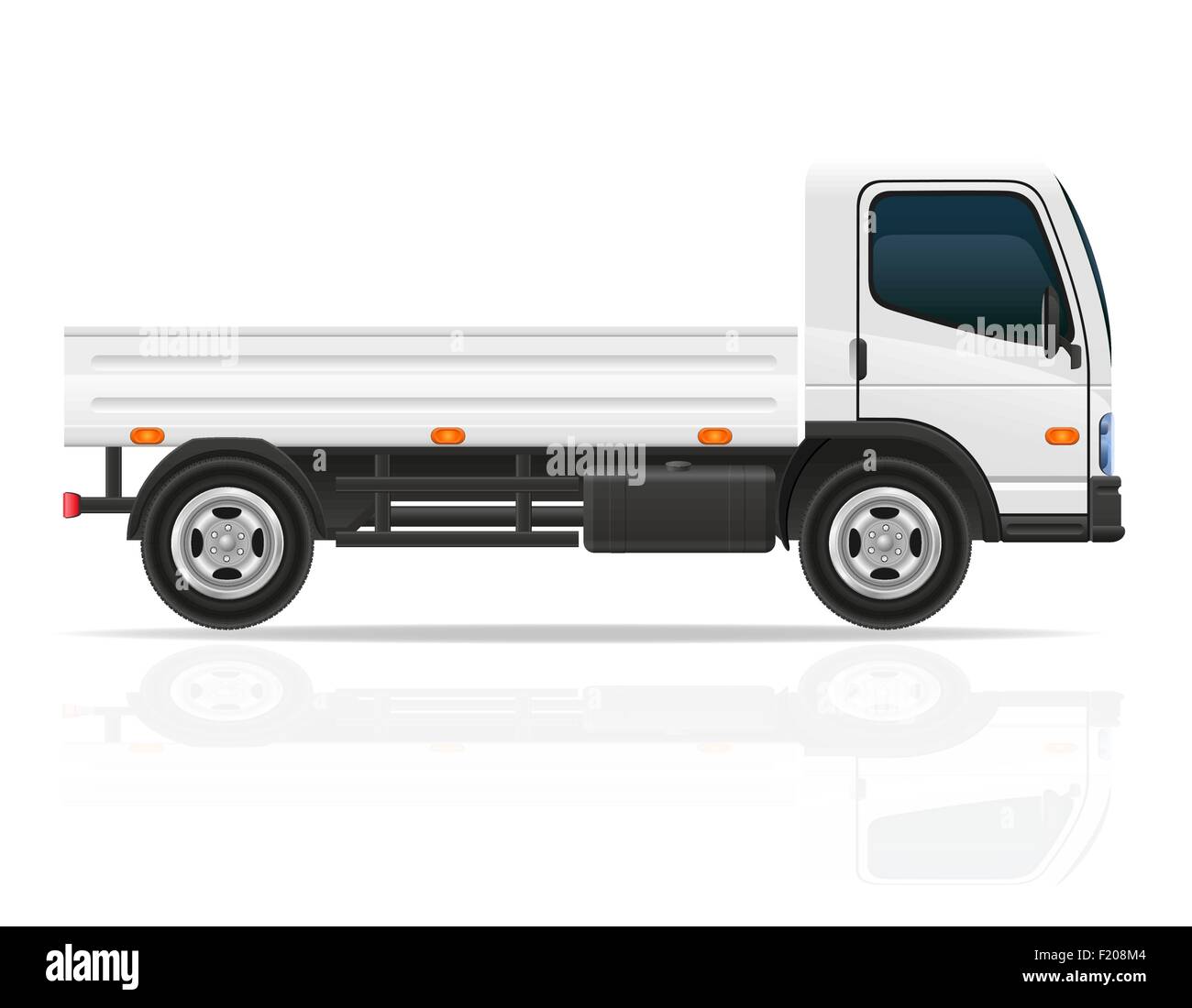 small truck for transportation cargo vector illustration isolated on ...
