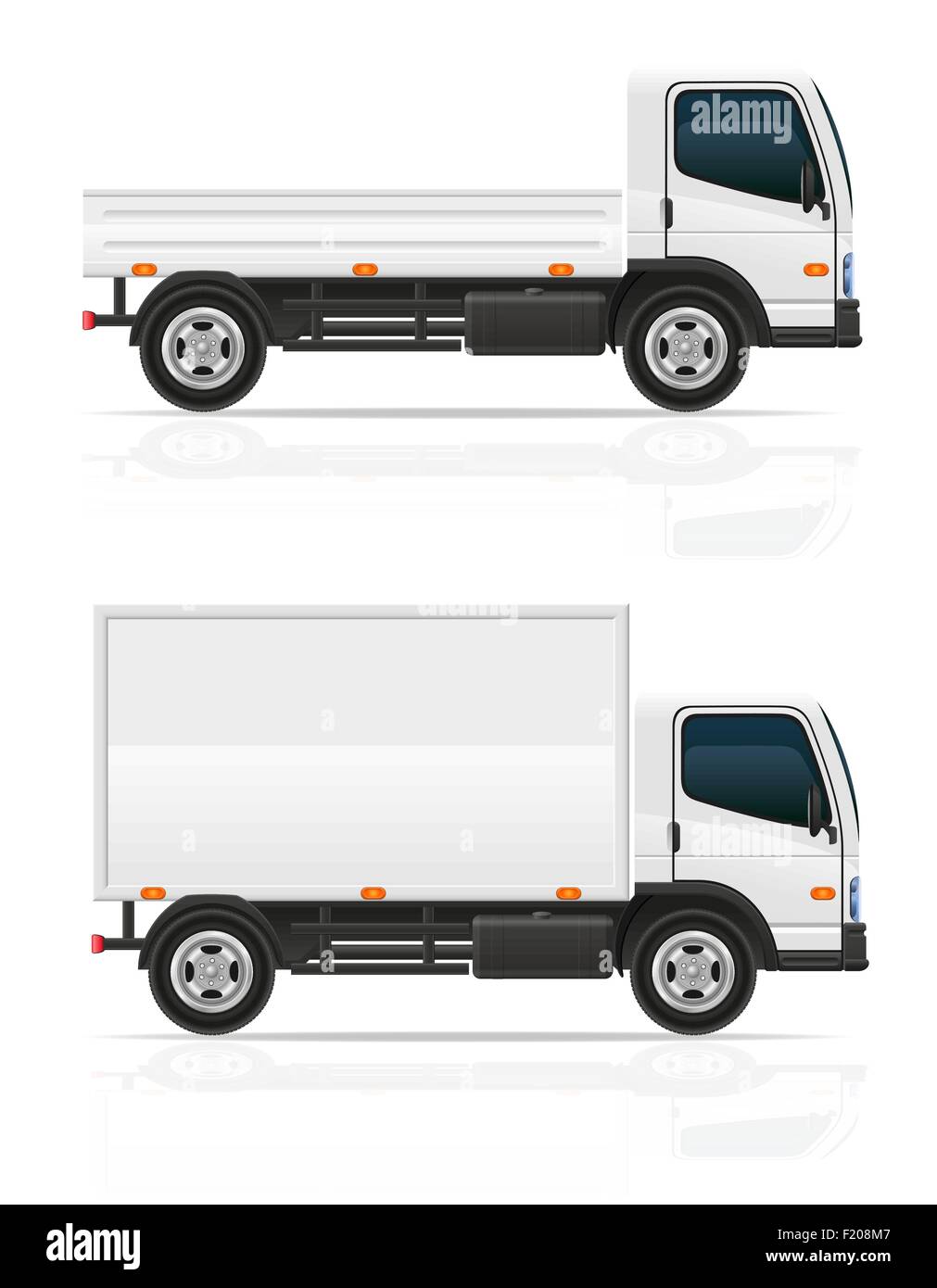 small truck for transportation cargo vector illustration isolated on ...