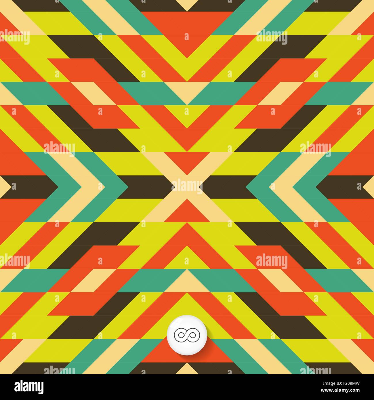 Seamless mosaic pattern. Geometric background. Vector Illustration Stock Vector Image & Art - Alamy