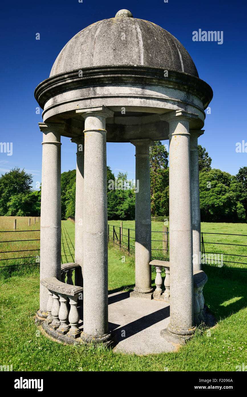 Ireland, County Carlow, Tullow, Altamont Garden and house, Temple Folly ...
