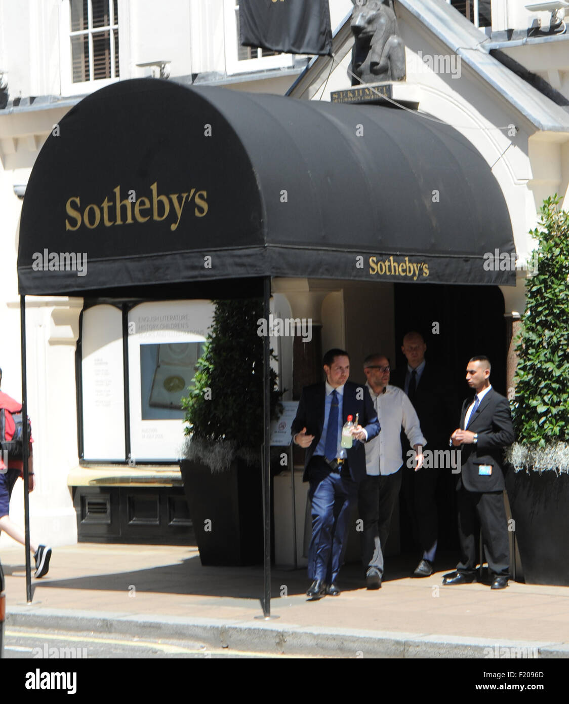 James Stunt seen leaving Sotheby's in London Featuring: James Stunt ...
