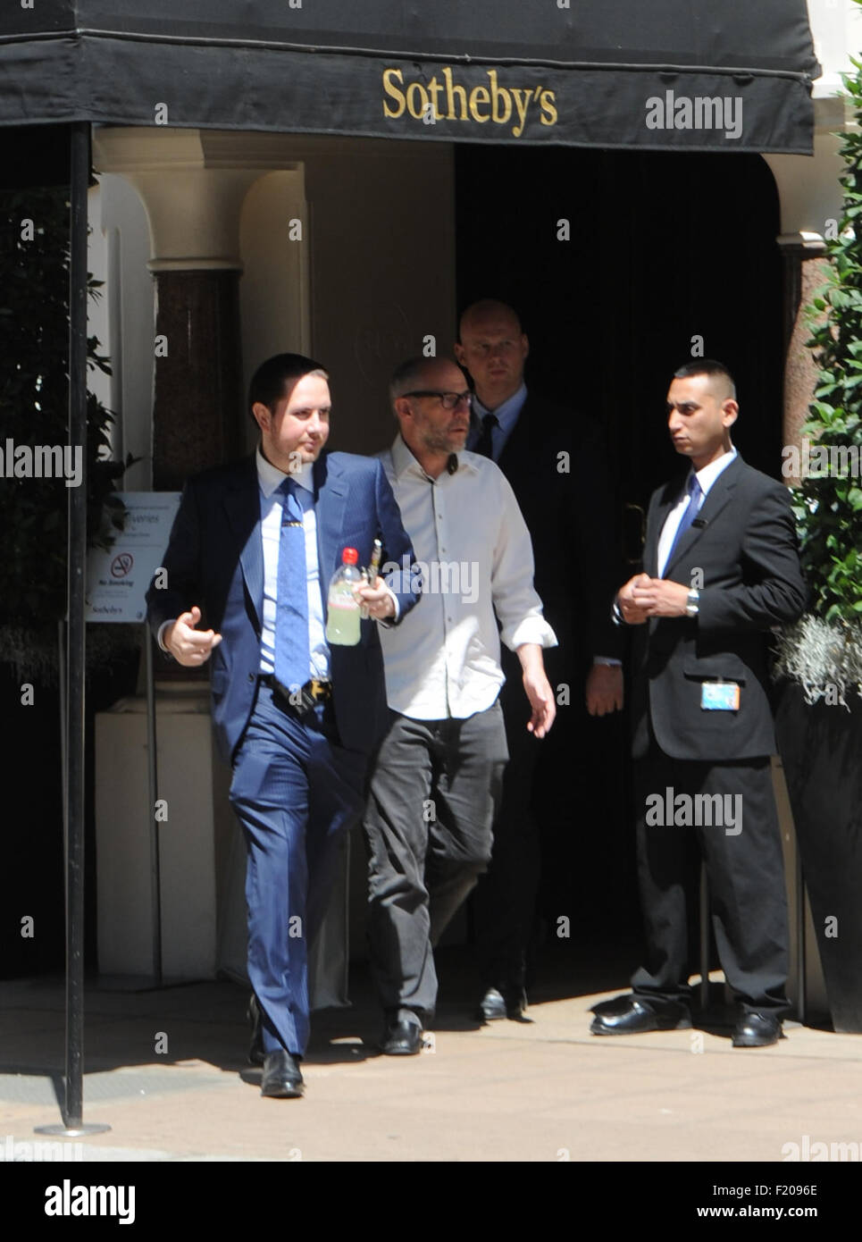 James Stunt seen leaving Sotheby's in London Featuring: James Stunt ...