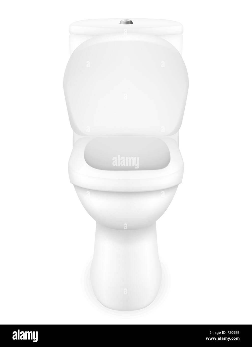 toilet bowl vector illustration isolated on white background Stock ...