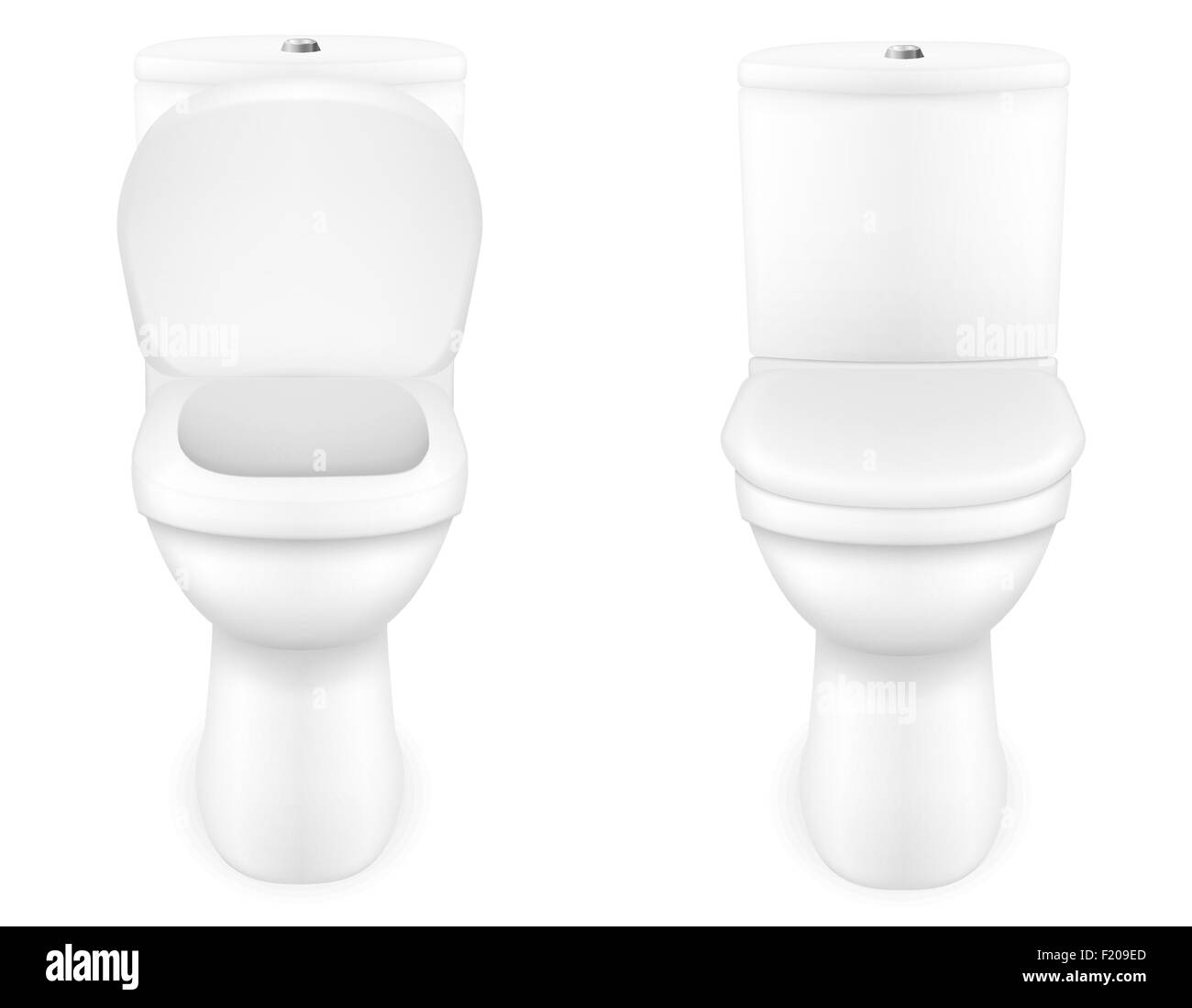 toilet bowl vector illustration isolated on white background Stock ...