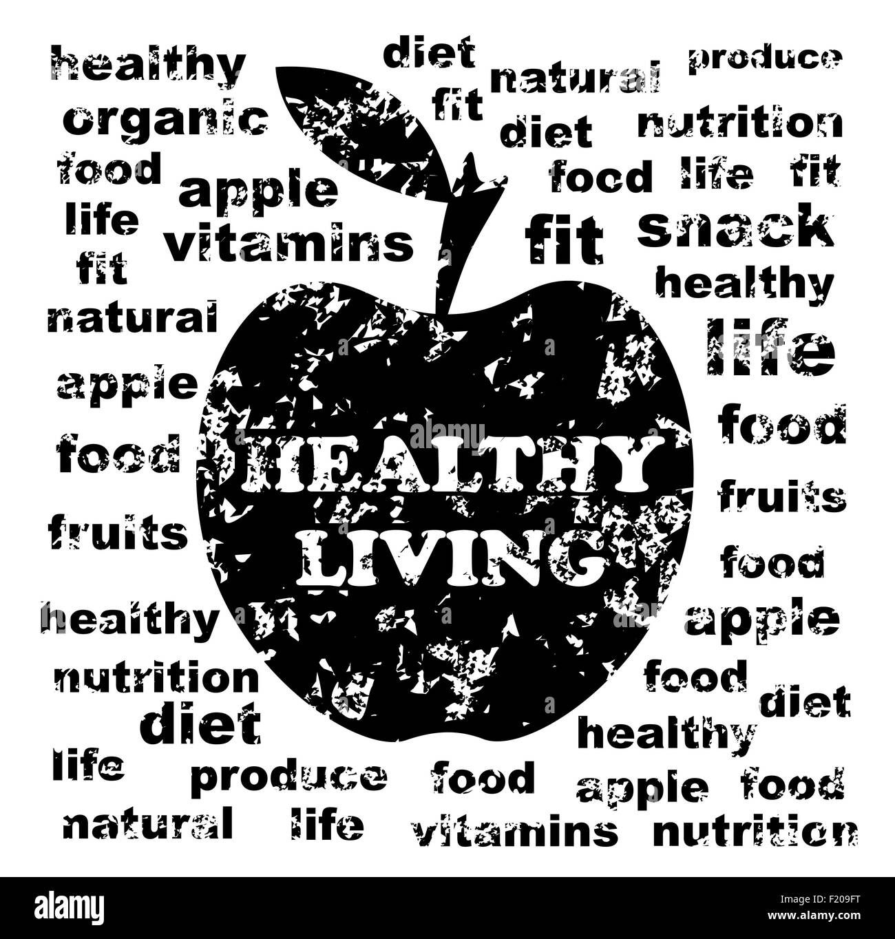 Apple core vector hi-res stock photography and images - Alamy