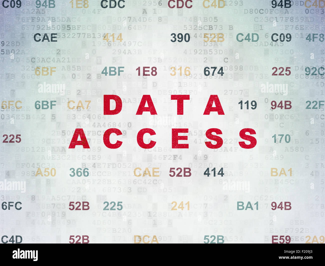 Information concept: Data Access on Digital Paper background Stock ...